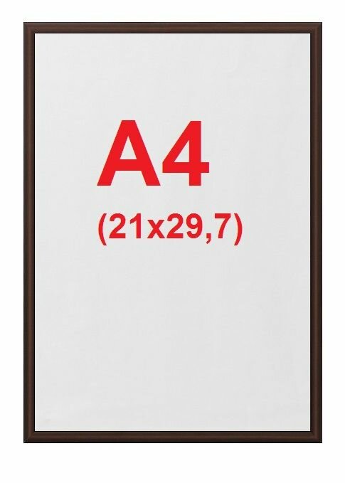 Рамка Nielsen алюминий А4 (21х29,7) бронза №2