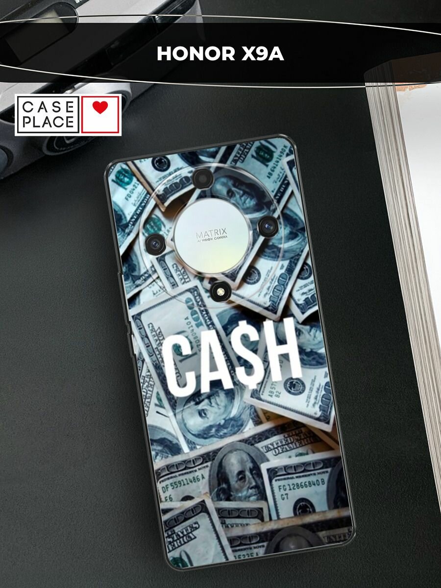 Силиконовый чехол на Honor X9A / Хонор X9A с принтом "Cash"