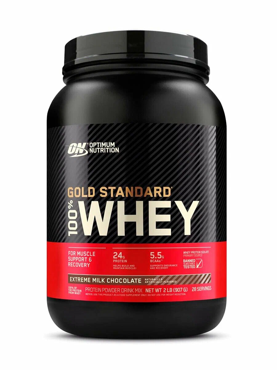 Протеин Optimum Nutrition 100% Whey Gold Standard 907 г молочный шоколад