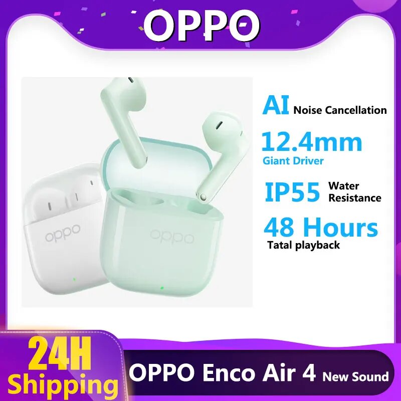 OPPO Enco Air 4 беспроводные наушники White n Blue Case