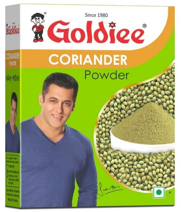 CORIANDER Powder, Goldiee (кориандр молотый, Голди), 100 гр.