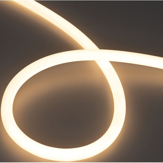 Лента герметичная Arlight MOONLIGHT-TOP-S-M560-D13mm 24V Warm3000 (13 W/m, IP65, 5m, wire x1, трос) (, Вывод прямой, 3 года)