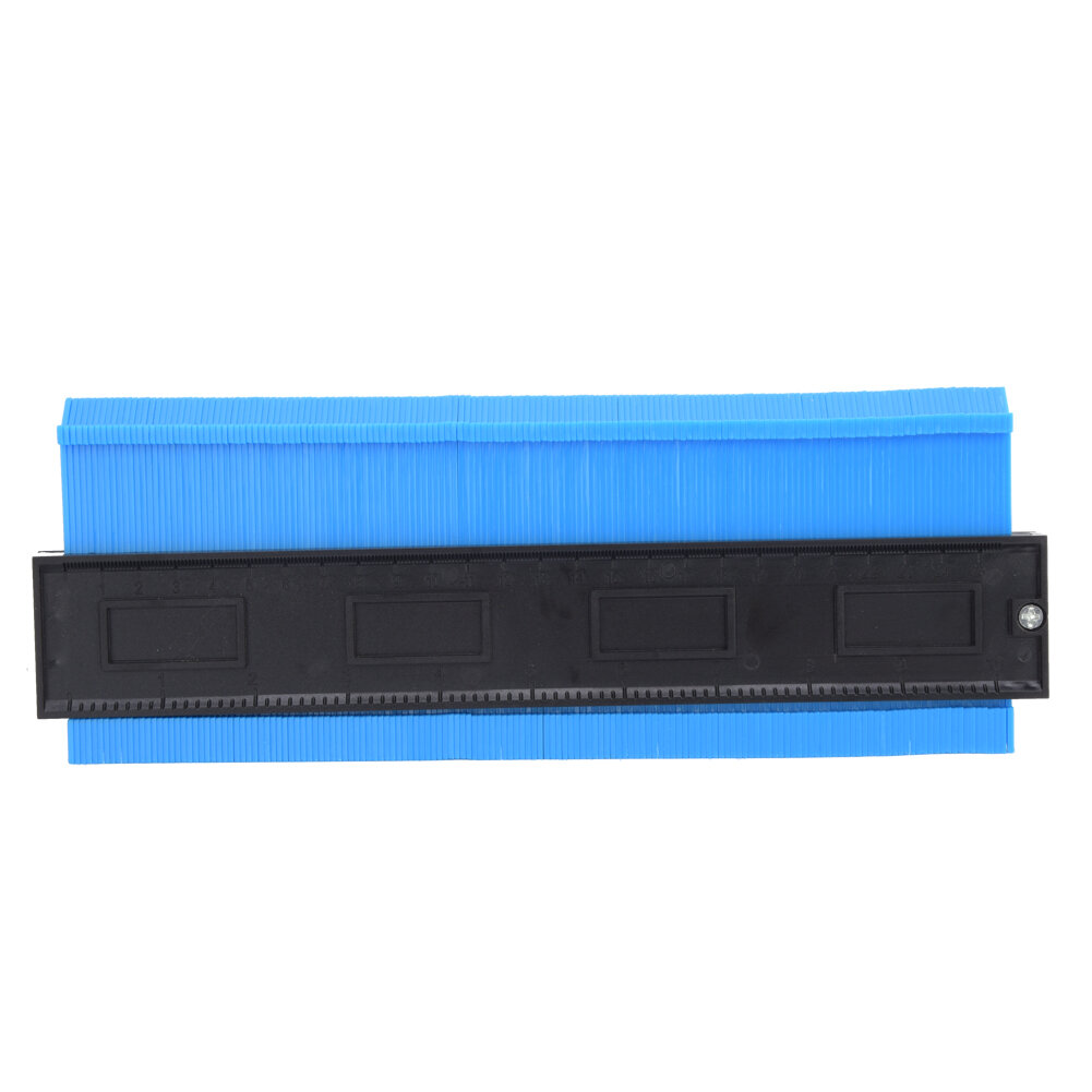 Contour Gauge ABS Plastic Multifunctional Irregular Ruler Woodwooking Measuring ToolBlue