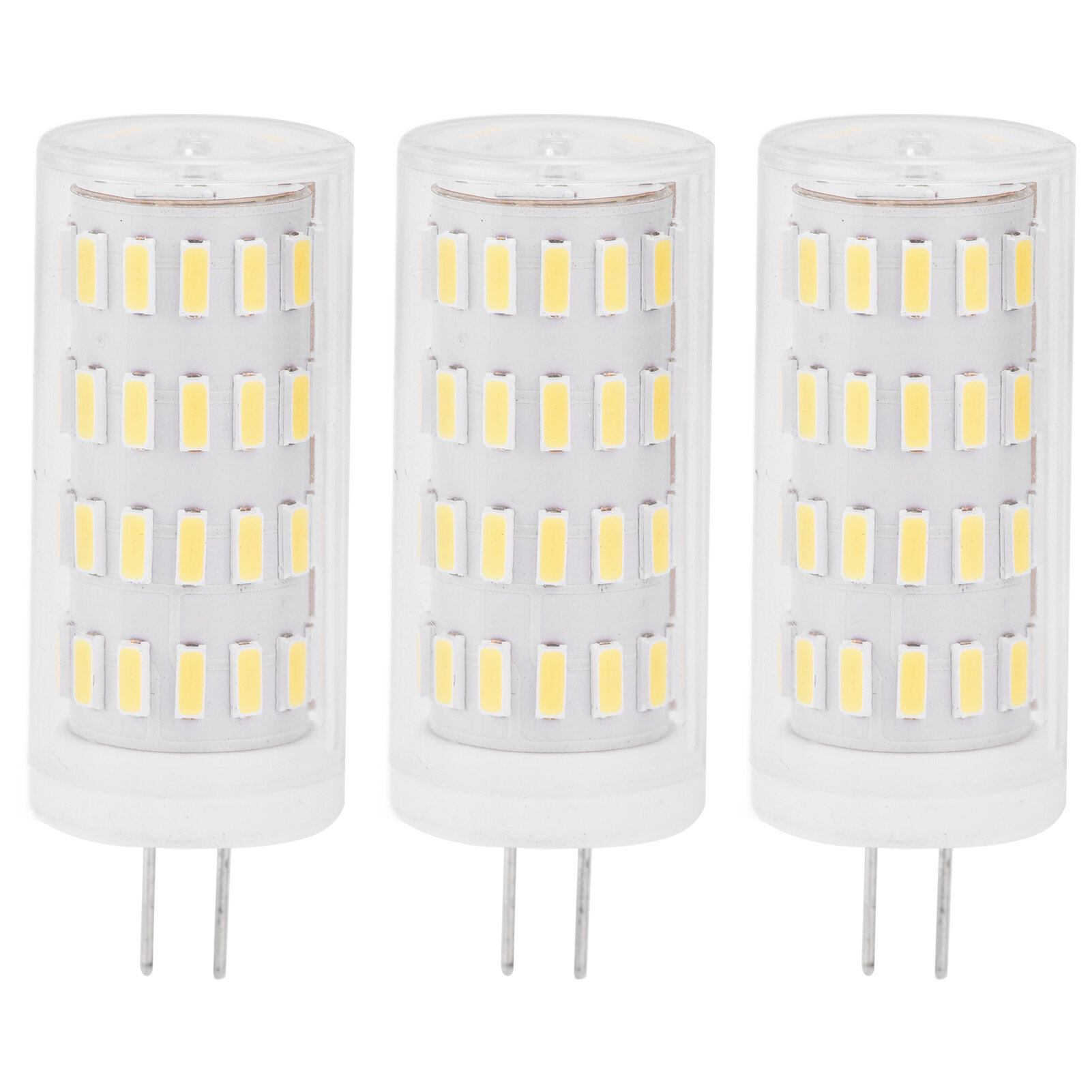 3PCS G4 LED Bulb 5W T3 JC Type Double Pin Base AC DC12‑24V Dimmable Outdoor Landscape BulbWarm Light