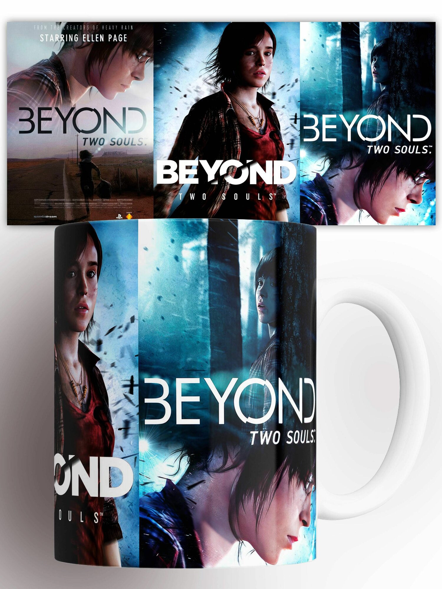 Кружка компьютерная игра За Гранью Две Души Beyond Two Souls 330 мл