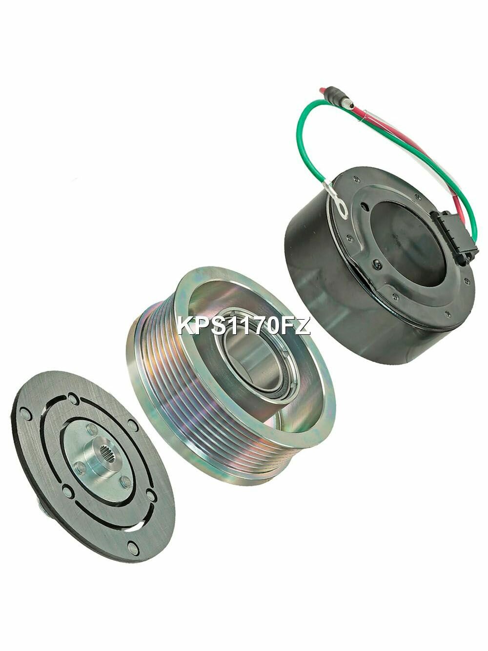 Шкив компрессора кондиционера в сборе Honda CR-V, Civic (Хонда ЦР-В, Цивик)