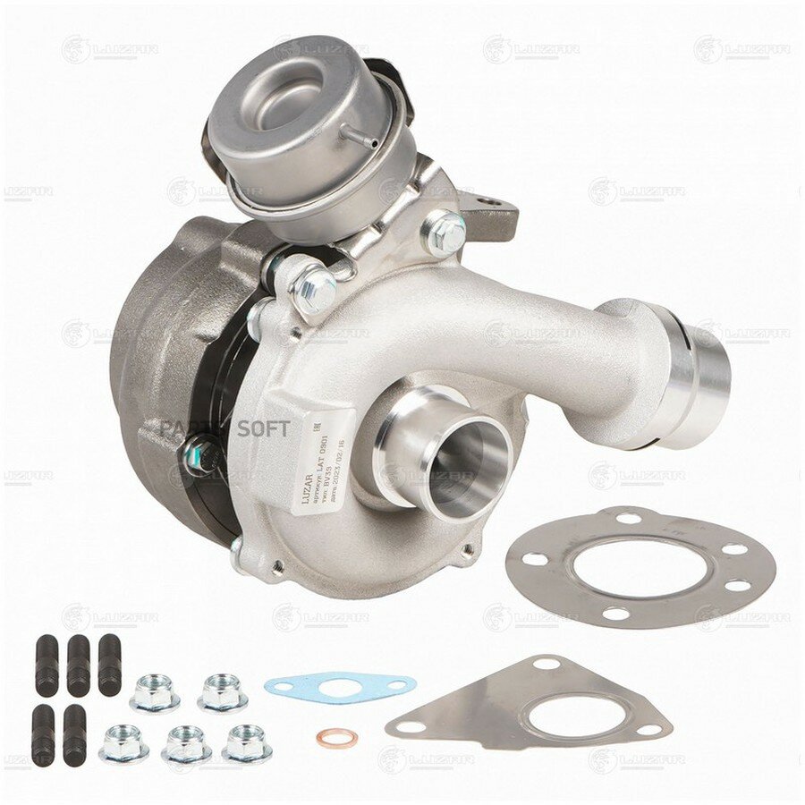 Турбокомпрессор для а/м Renault Megane (02-)/Scenic (03-) 1.5dCi (K9K) (тип BV39) (LAT 0901) от официального дистрибьютора, LUZAR, артикул LAT0901