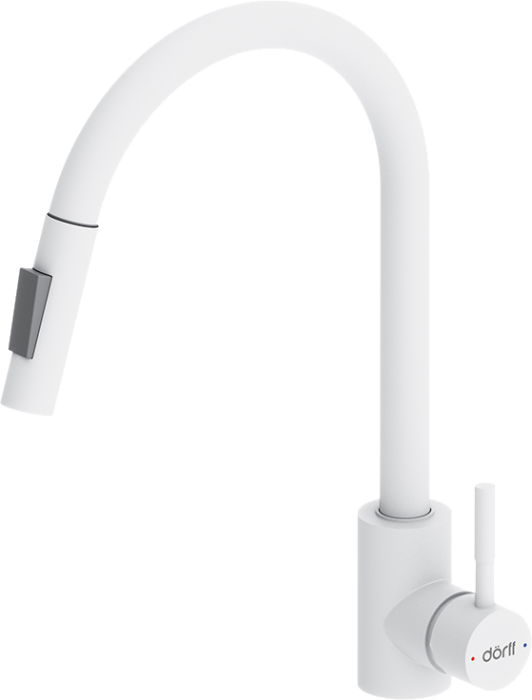 Смеситель для кухни Dorff Logic D3007533 белый