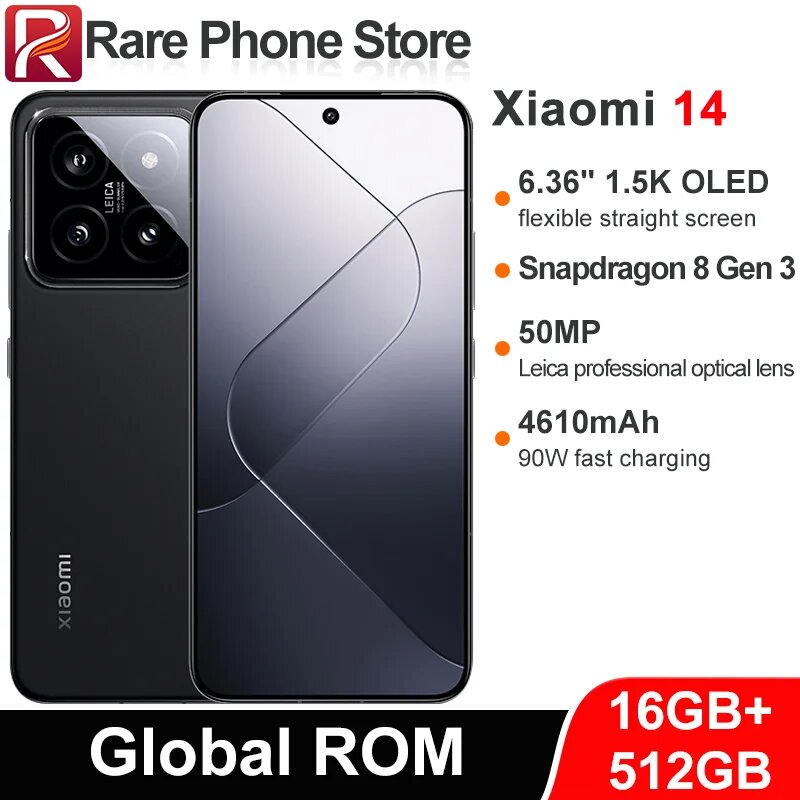 Смартфон Xiaomi 14, 16/512ГБ, global