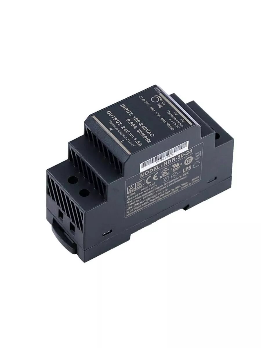 Источник питания 36 Вт (48В/0.75А) HDR-30-48