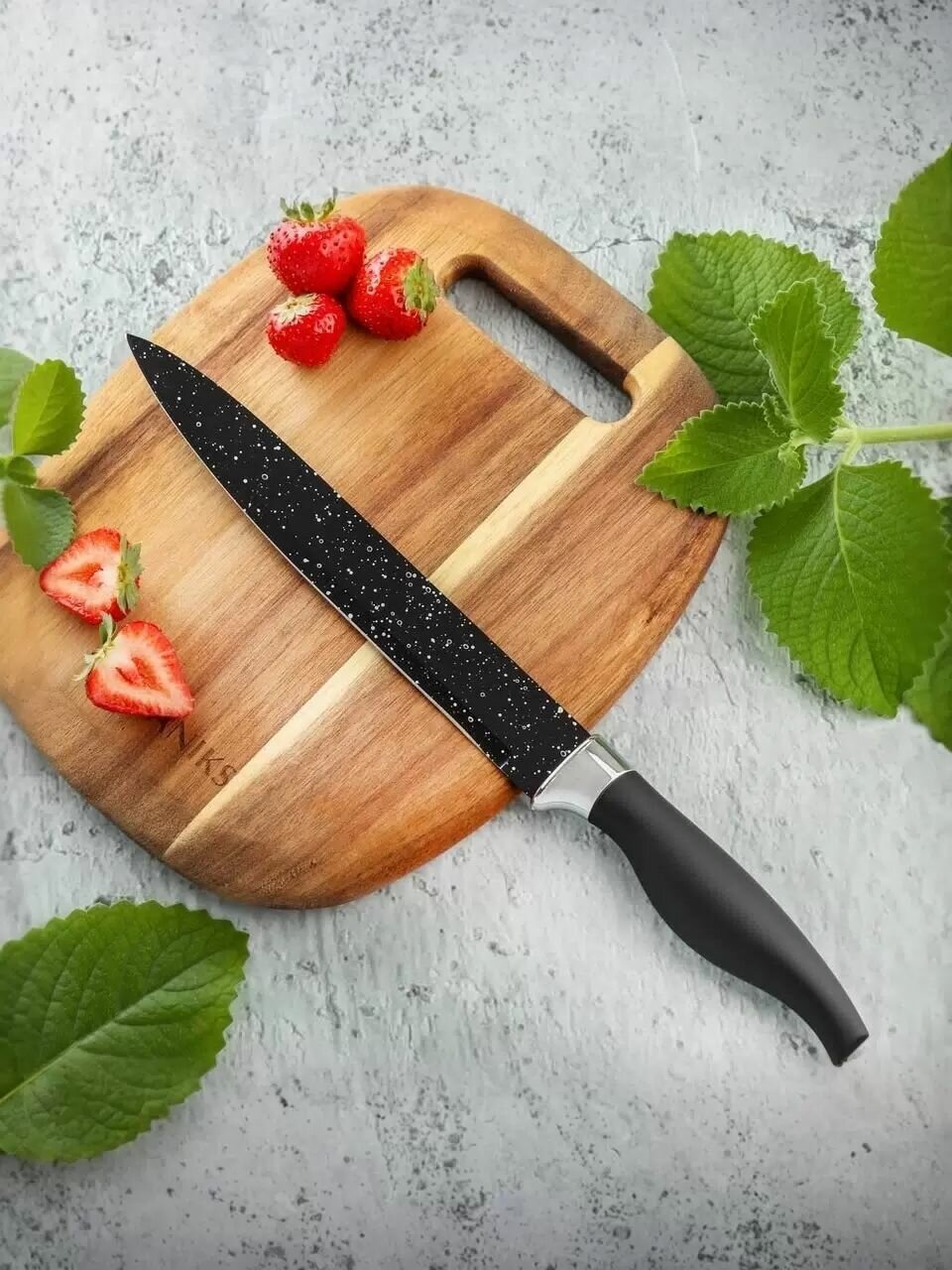 Нож кухонный Гранит универсальный нерж. 20см Daniks