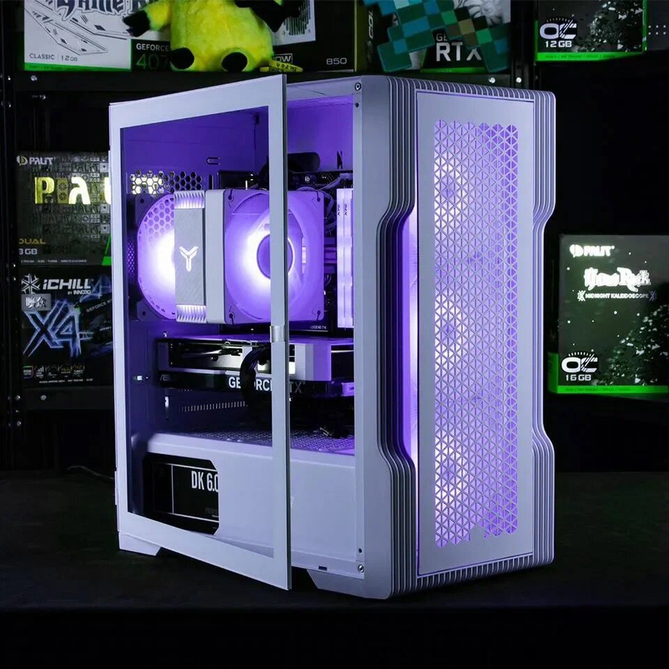 Игровой компьютер 12 ядер/24 потока Intel Xeon / NVIDIA GeForce RTX 4060Ti 8Gb / 16Gb DDR4 / M2 SSD 512Gb / Windows 10 Pro / WiFi