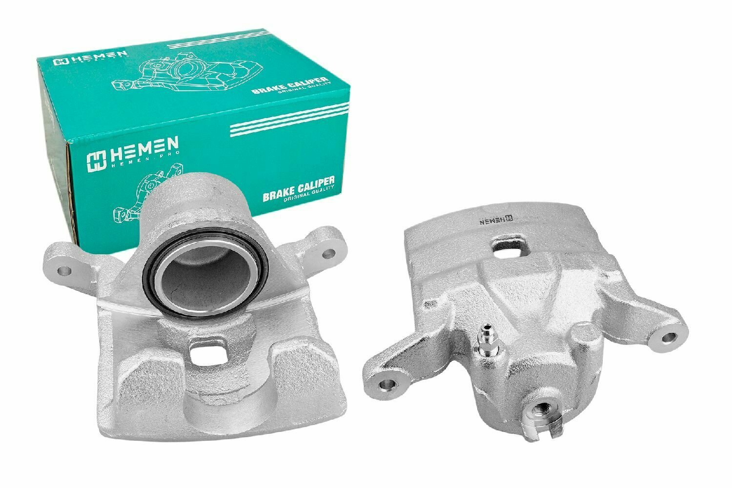 Суппорт тормозной передний левый Nissan Qashqai 06-, Juke 10-, Tiida 07- (HBCFL019)