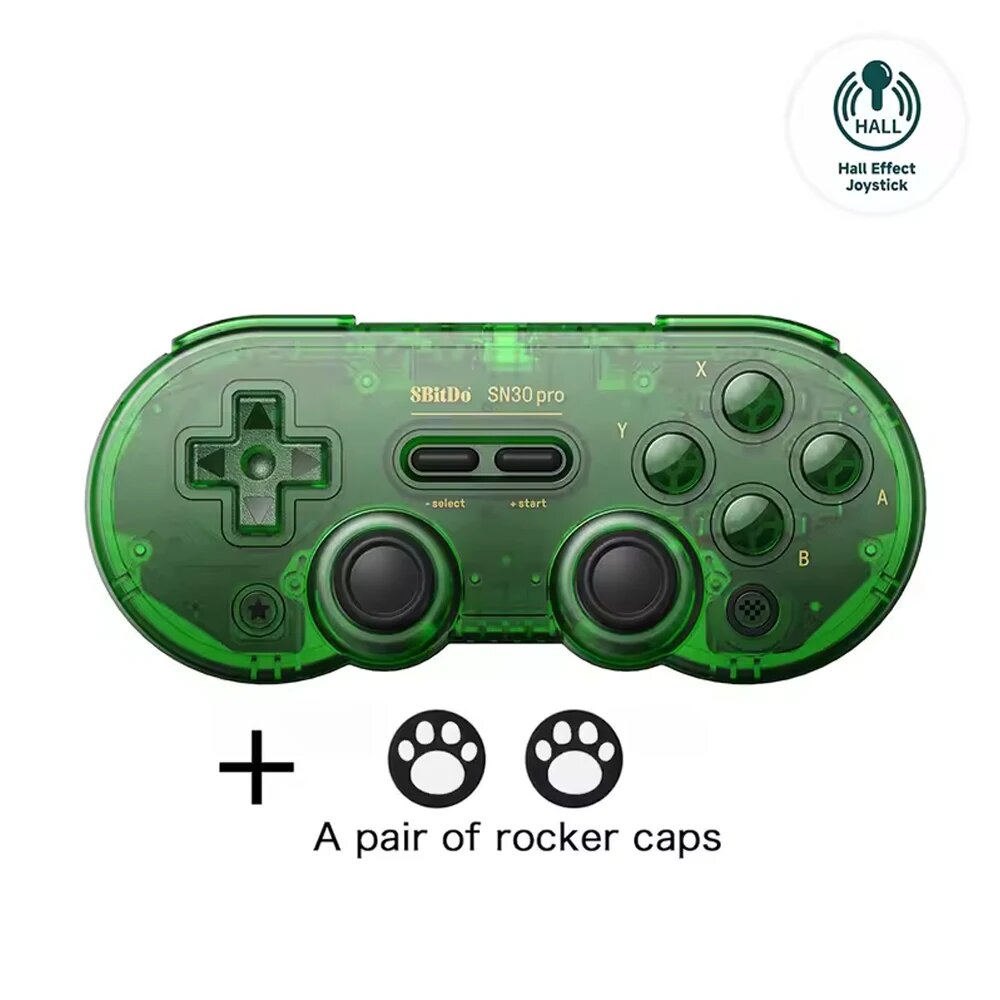 8Bitdo SN30 Pro Беспроводной геймпад Green A CAP