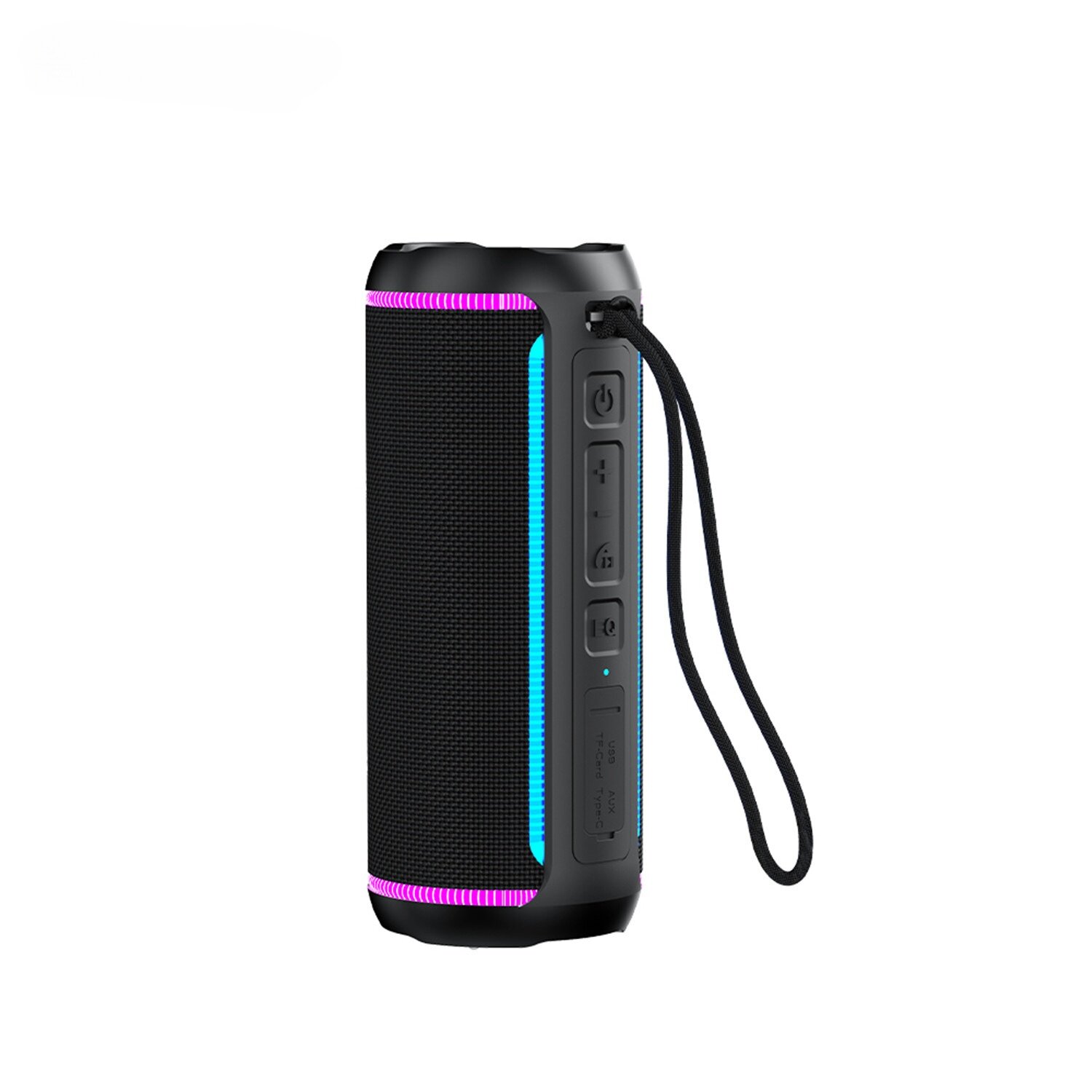 Dginity 2024 Водонепроницаемая BT колонка 50W для активного отдыха, беспроводной сабвуфер, звук TWS, поддержка BT/TF карты/U диска/AUX