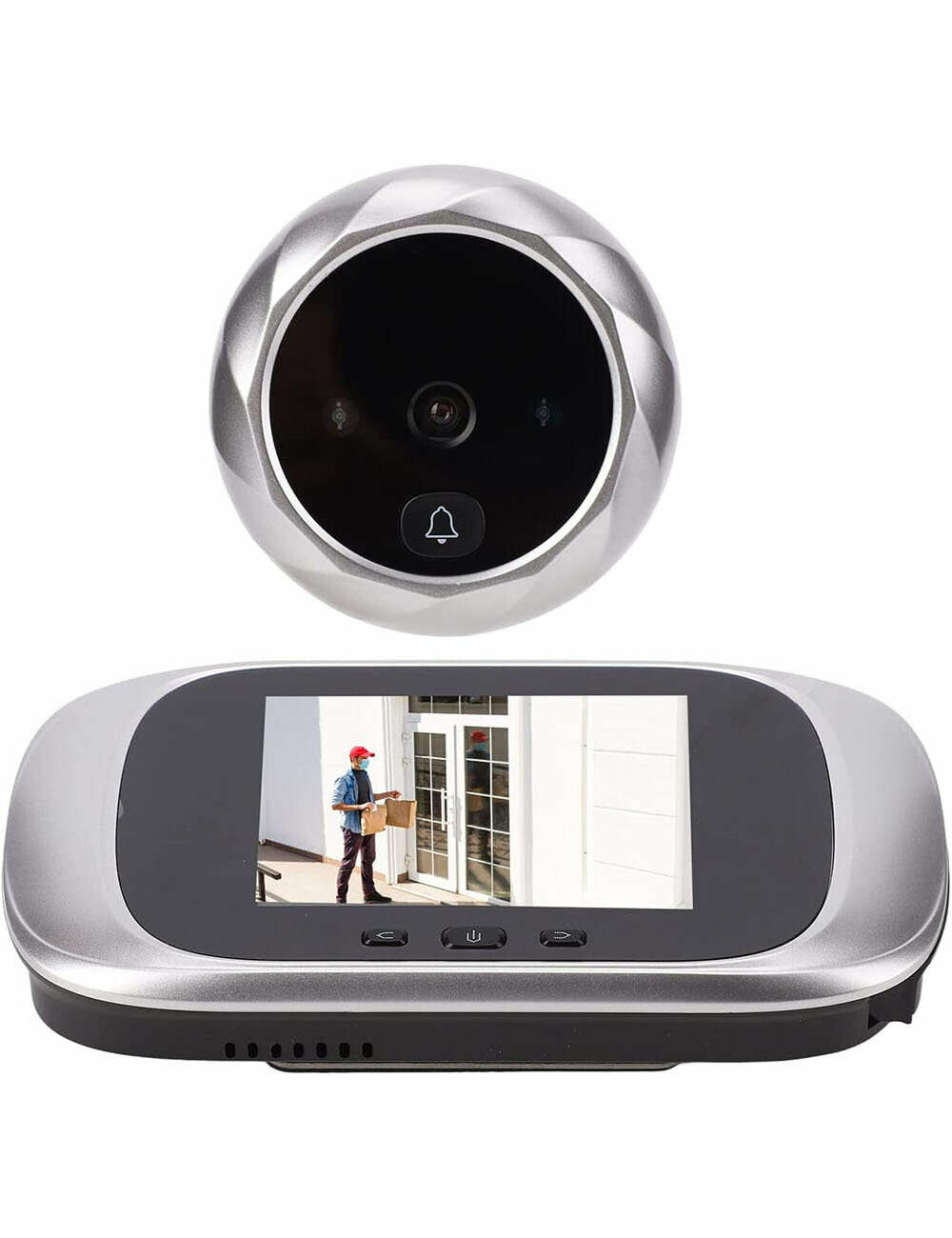 Цифровой дверной глазок Умный видеоглазок для входной двери с монитором и звонком Visual Door Viewer