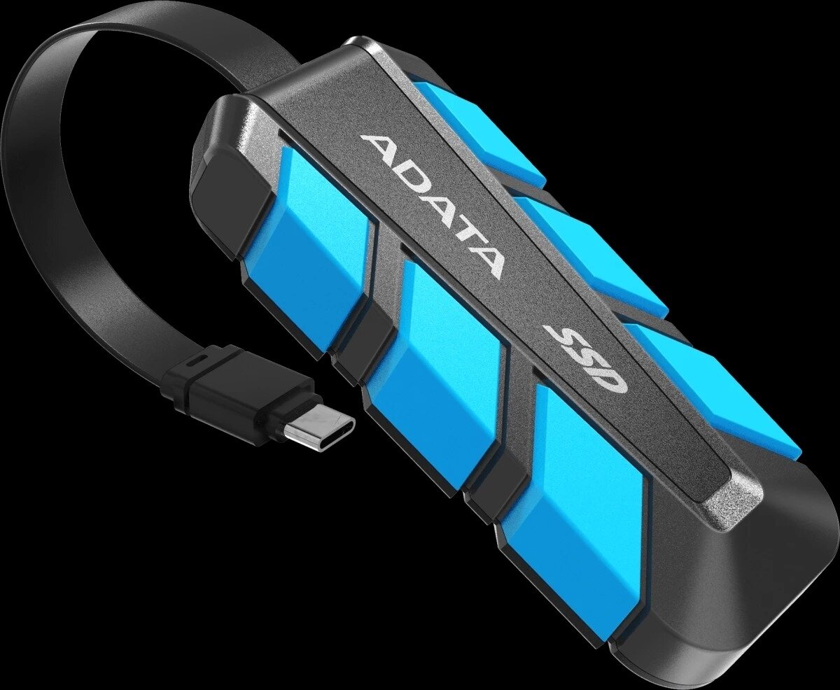 Внешний SSD ADATA SC740 чёрно-синий