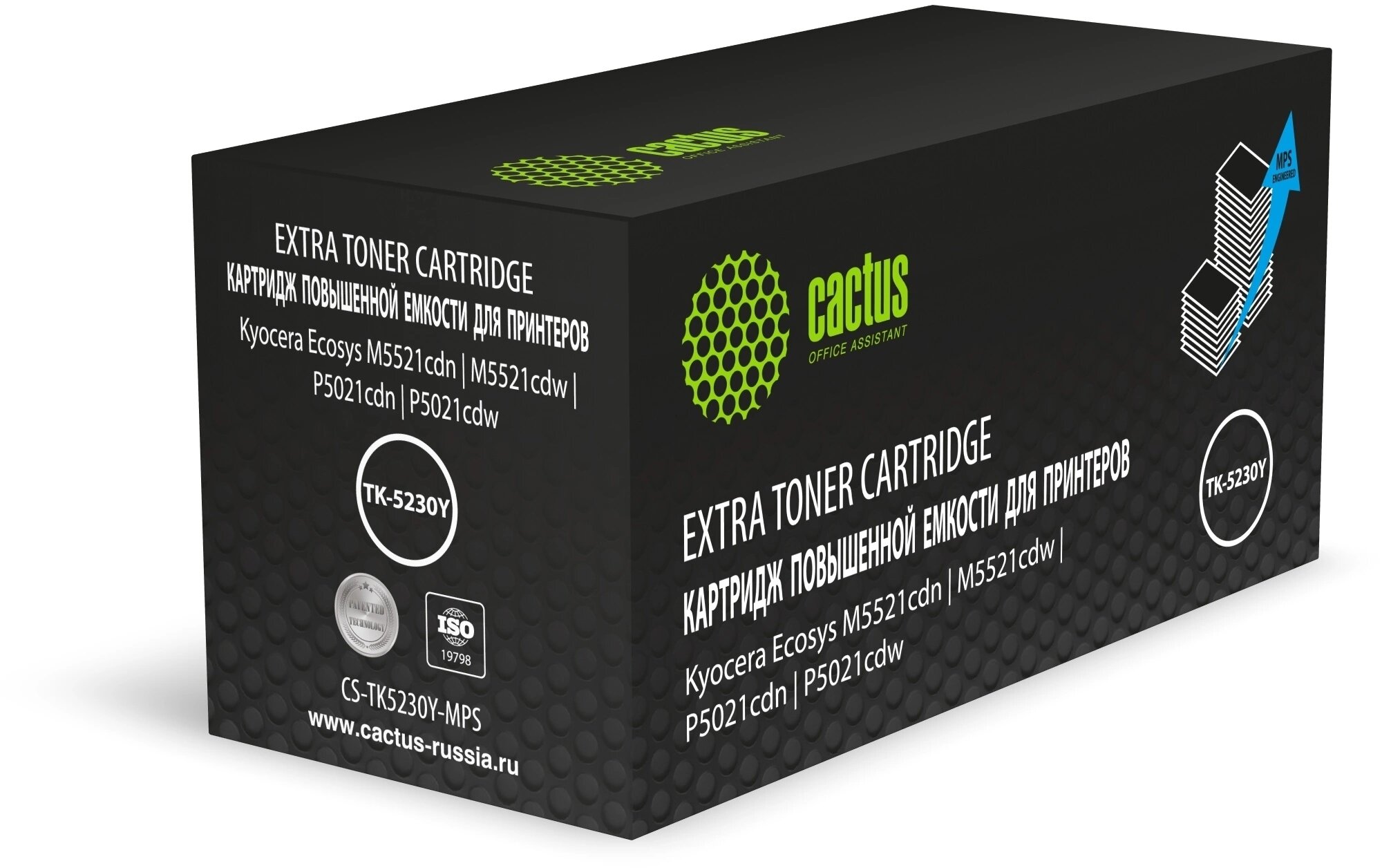 Картридж лазерный Cactus CS-TK5230Y-MPS желтый