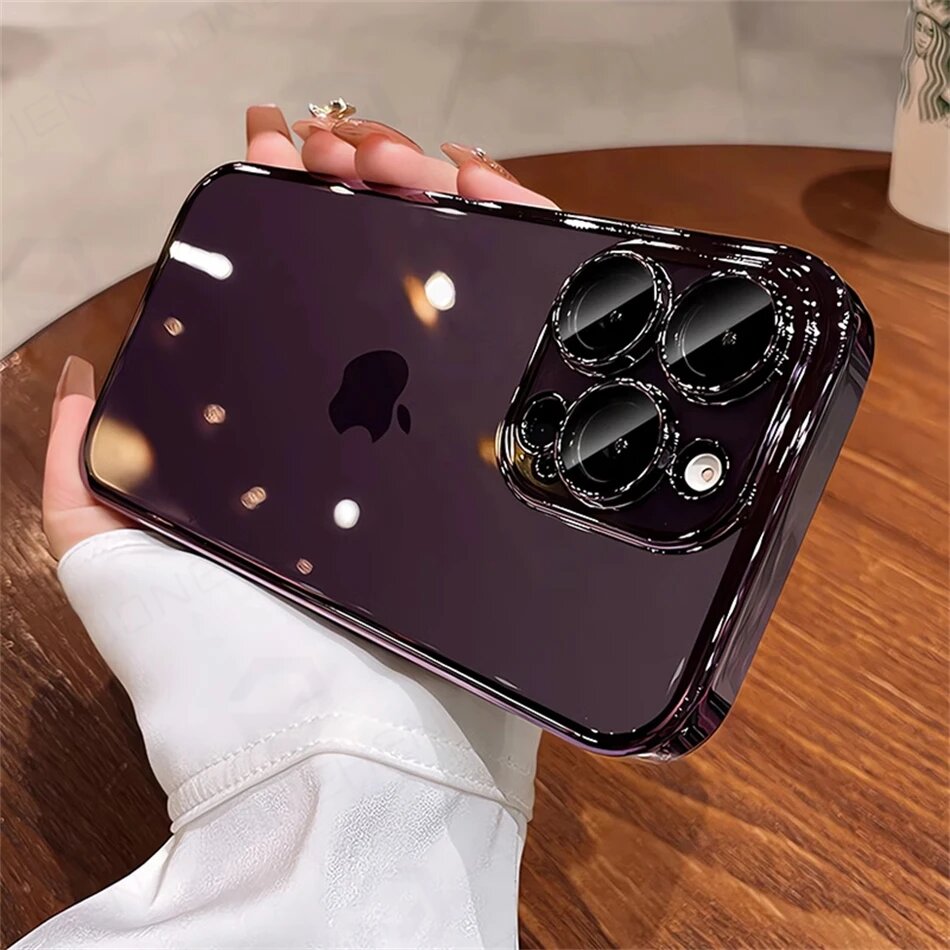 Глянцевый чехол для iPhone 14 Pro Purple DDPC