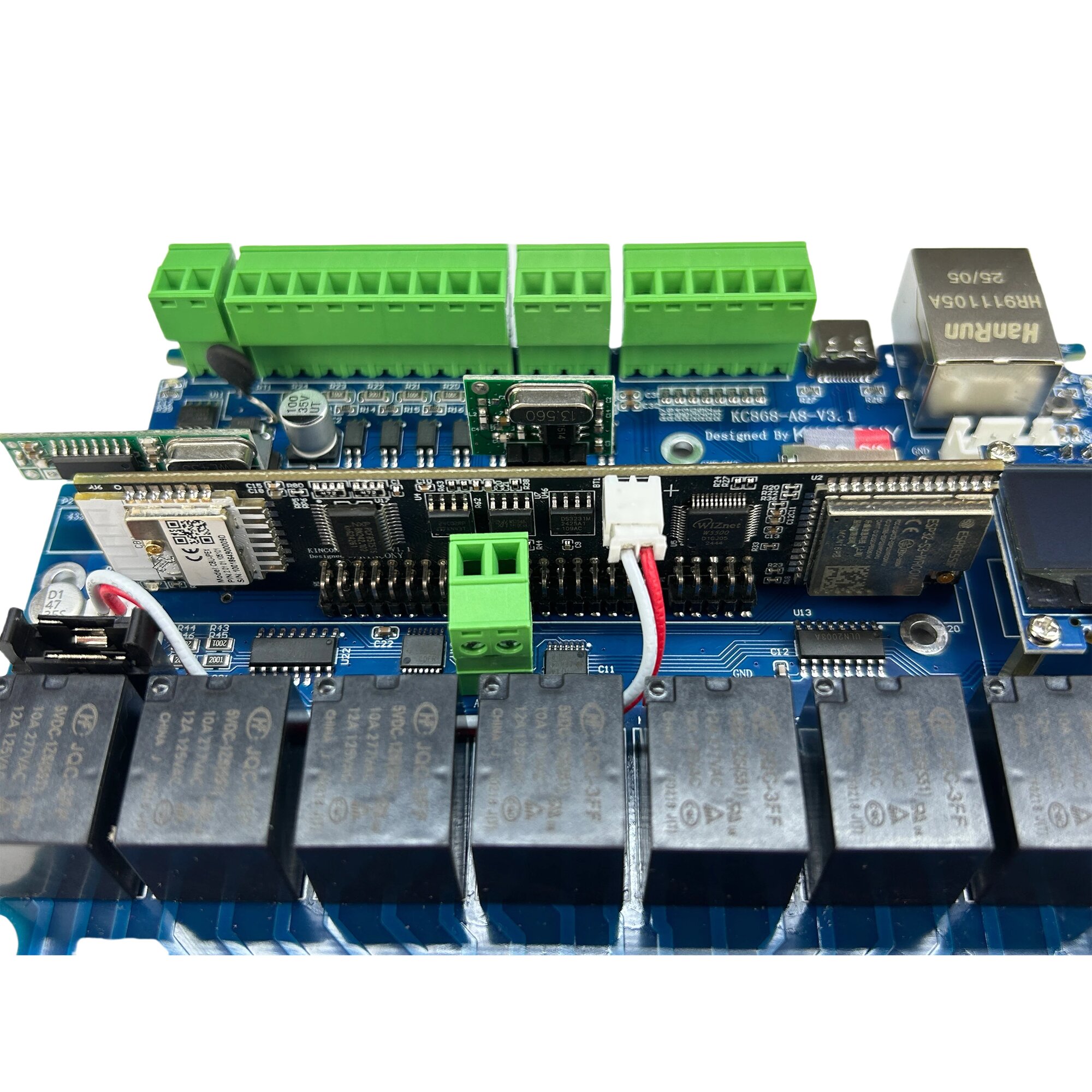 Плата реле разработки A8v3 ESPHome ESP32-S3 — фото 1