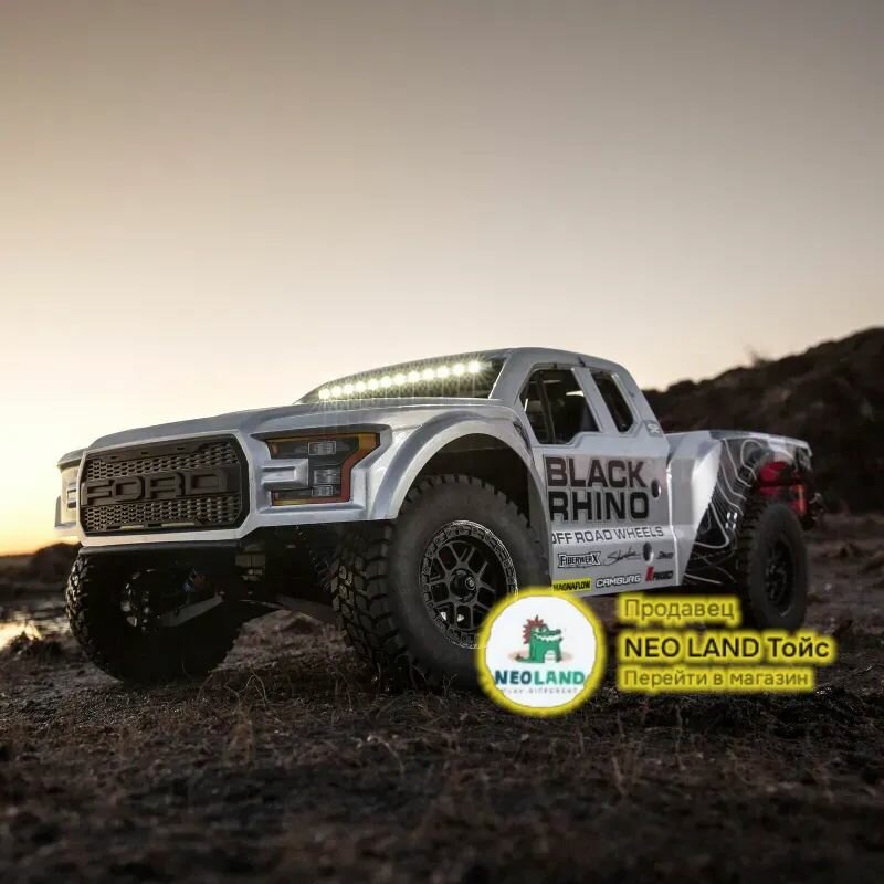 LOSI 1/10 Baja Rey 4WD RC Грузовые автомобили малой дальности Машина с дистанционным управлением #LOS03020V2