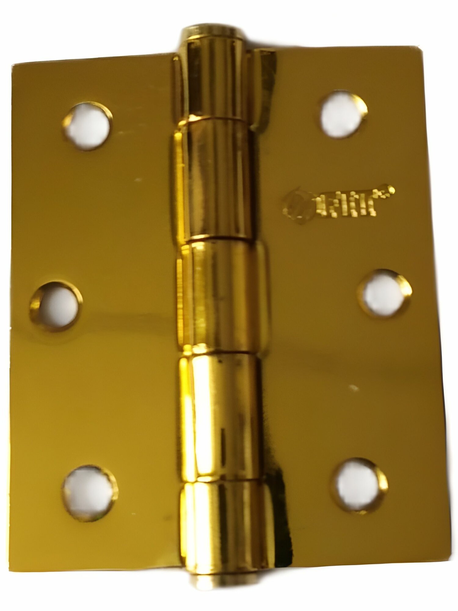 Петля дверная универсальная 76 мм золото комплект 2шт