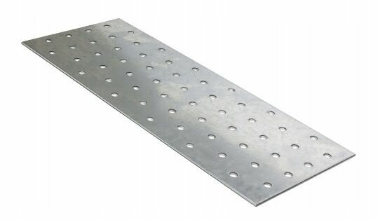 Монтажная пластина Rock PP12 100х200х2 мм, арт, 441207, для бруса, нержавеющая сталь, 11 шт.