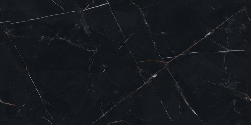 Керамогранит Duna Splendore Splendore Nero Hight Glossy 60x120 60x120 Полуполированная Черный