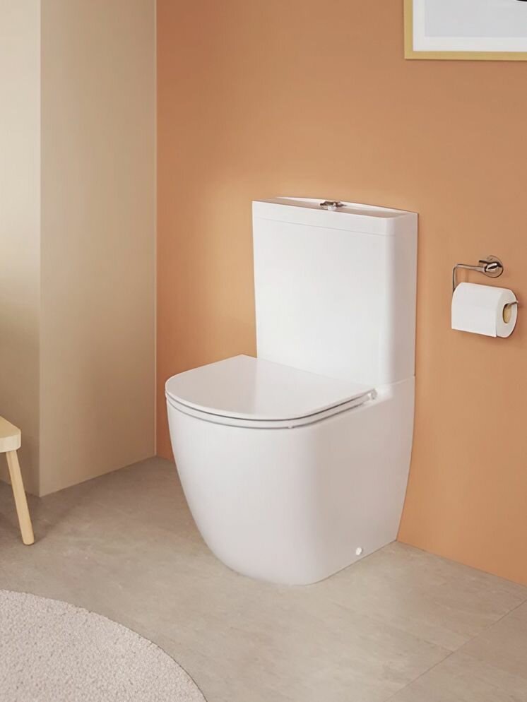 Унитаз напольный GROHE Bau Ceramic 39910000Gr