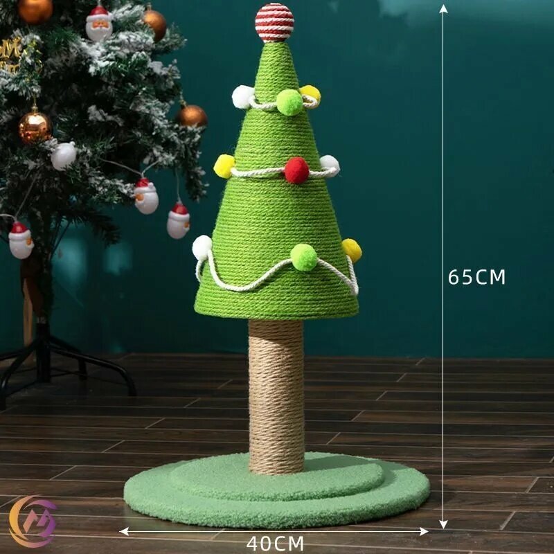 Прочная когтеточка из сагена с столбом, вертикальный инструмент для точения когтей без осыпаемости, игрушка для коше