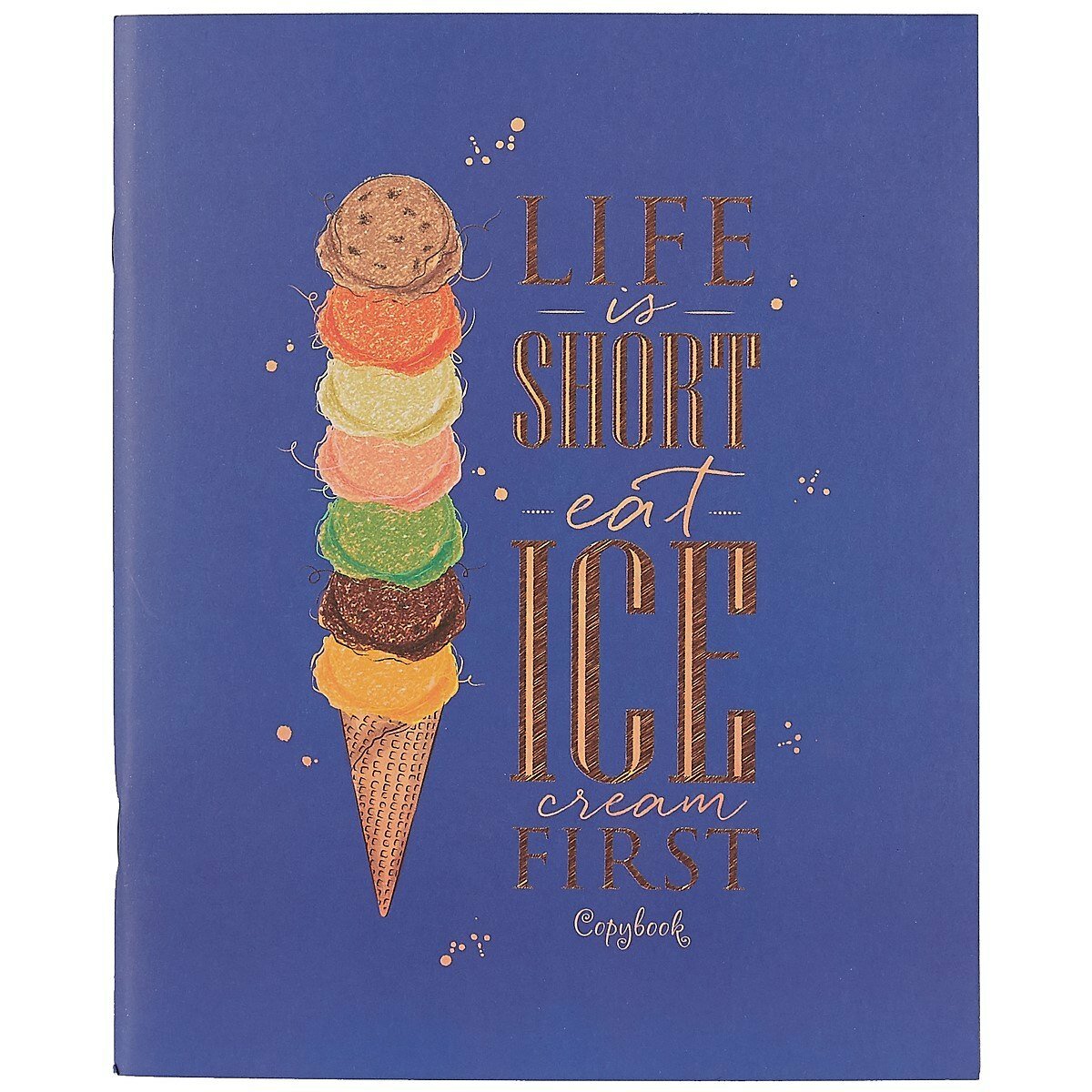 Тетрадь общая «Violet. Ice cream», 48 листов в клетку, А5 - Paper Art