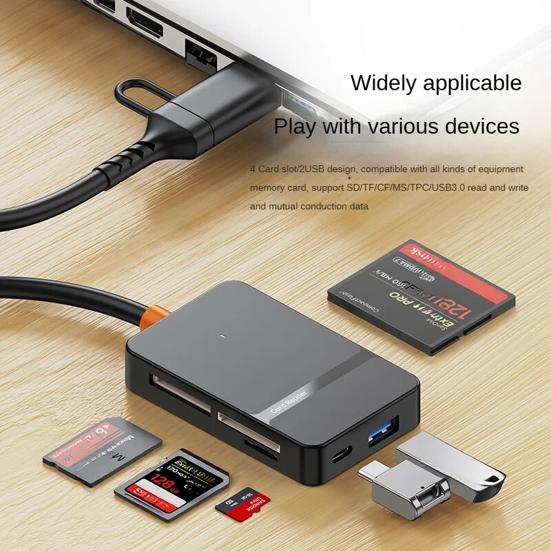 NIUTOUBIRD USB C 8-в-1 кардридер