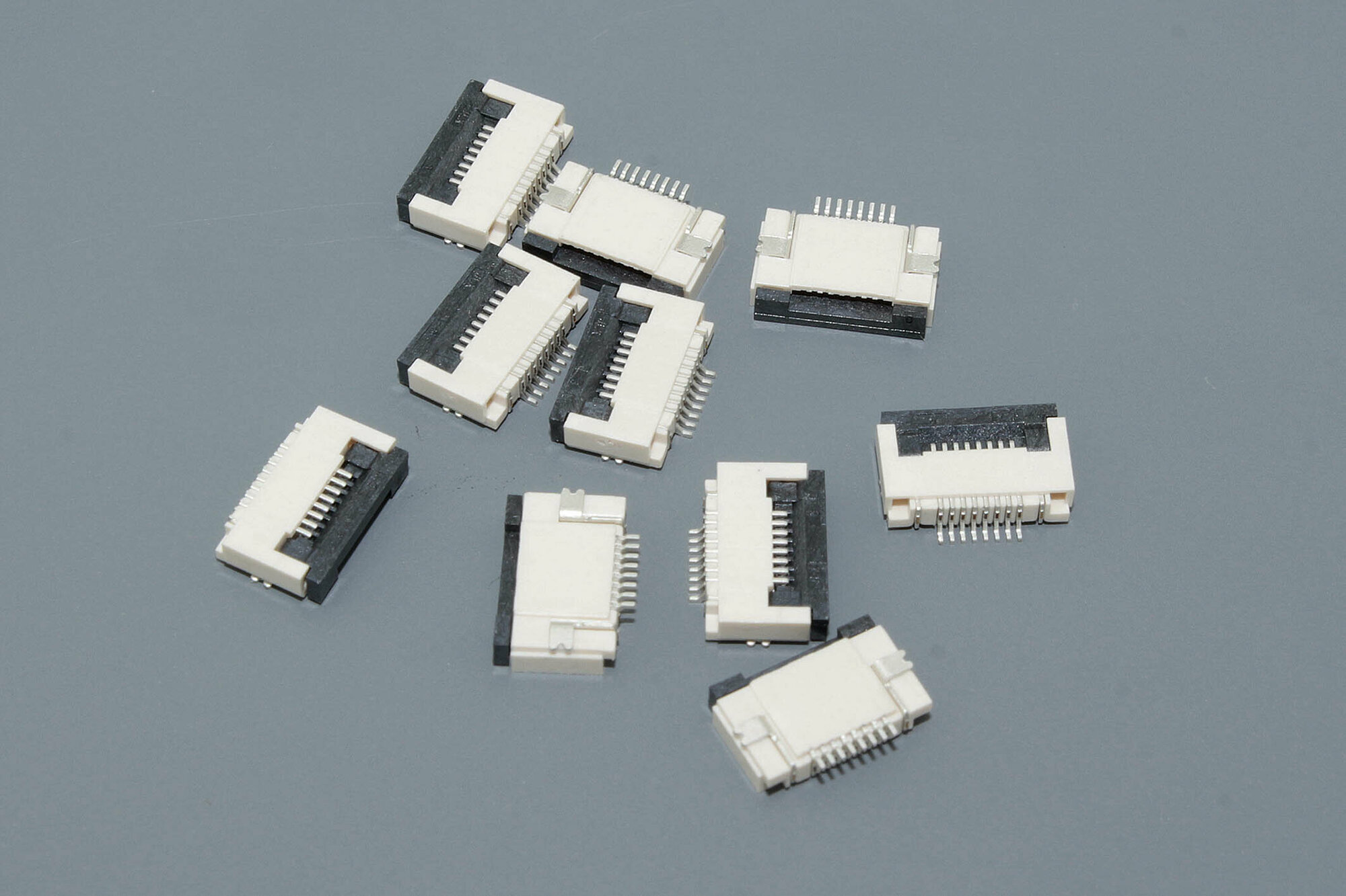 Разъем FPC Flip-Lock 0510-8RLGF 8 pin высота 1мм шаг 0,5мм 10 шт