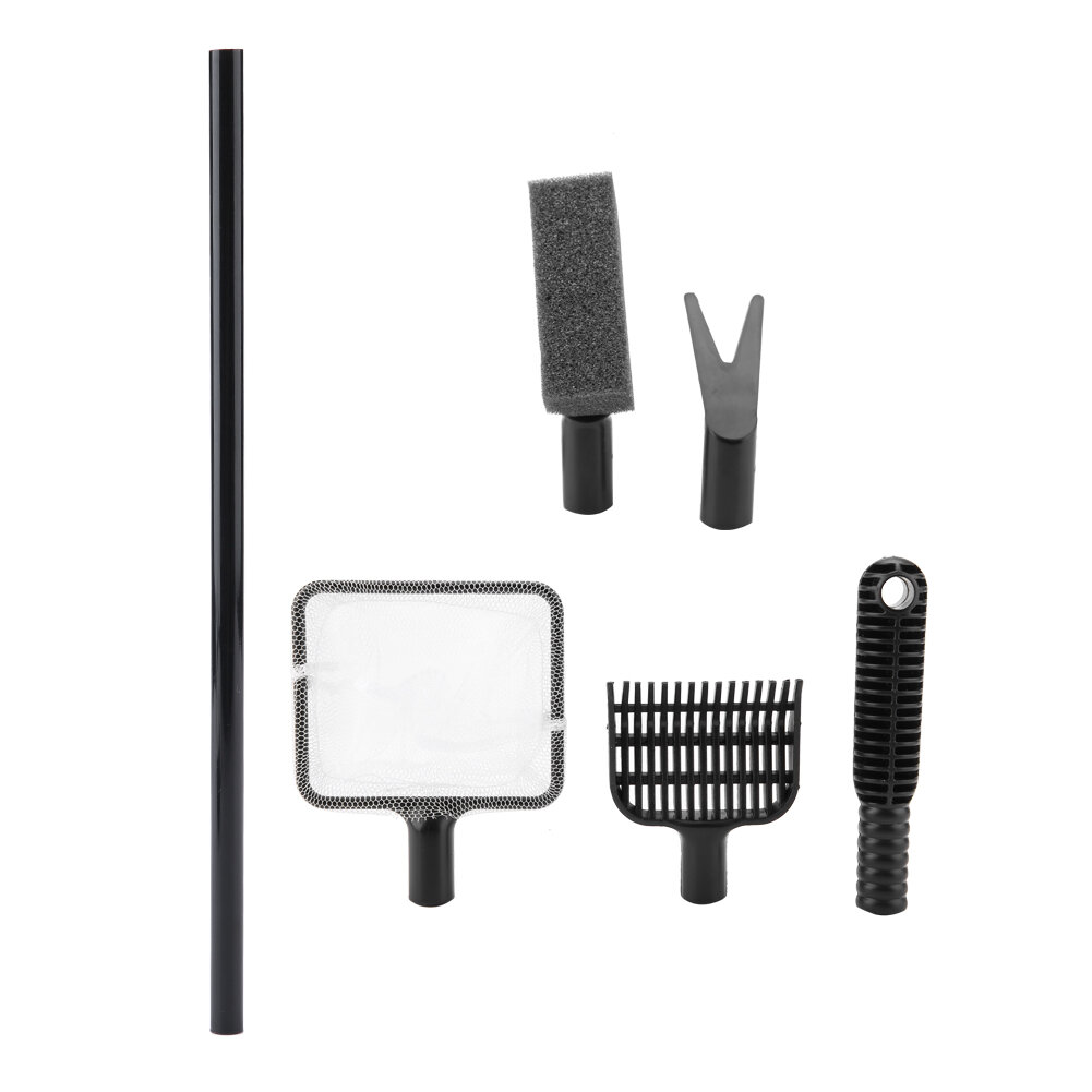 Four-in-one Powerful, Easy to Disassemble, Fish Tank Brush, Aquarium Cleaning 16.5 x 18.1inch for Household