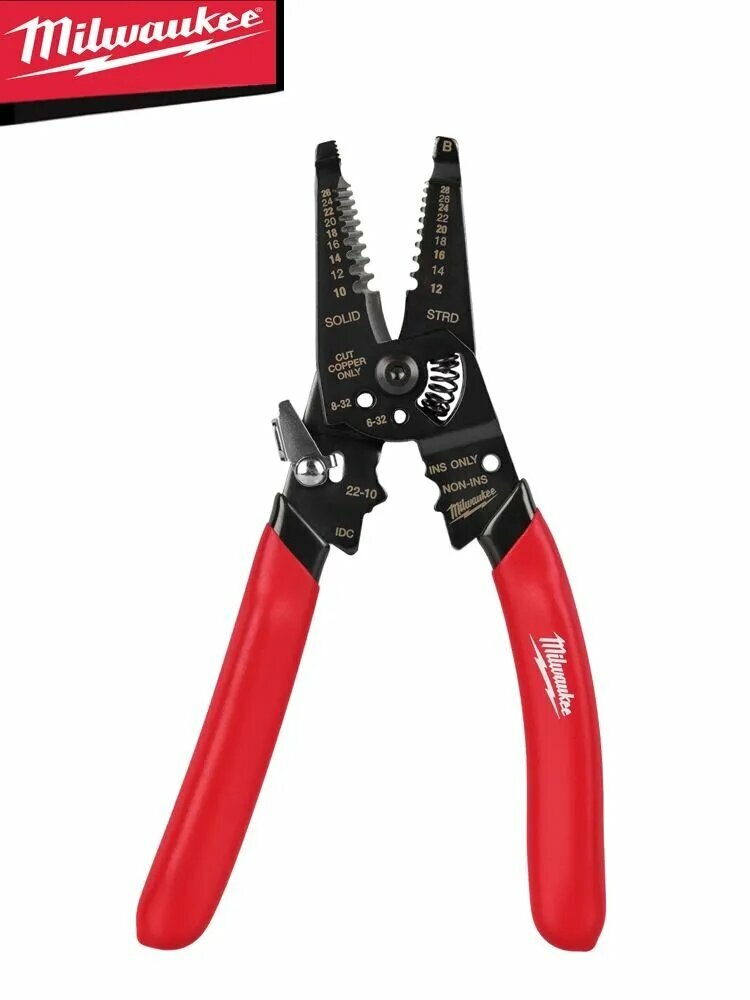 Milwaukee 48-22-3052 10-28 AWG инструмент для зачистки и резки проводов Портативный для снятия заусенцев