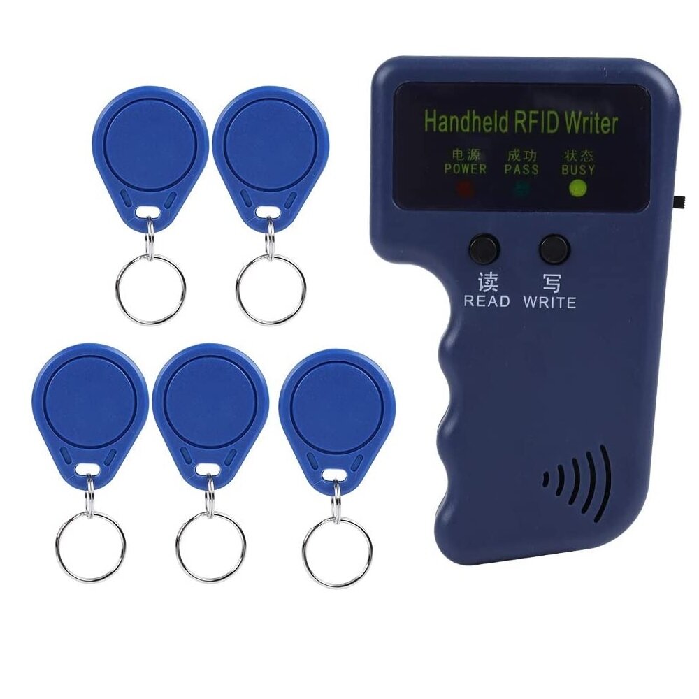 Ручной Копировальный Аппарат RFID ID-карты Key Reader Writer Дубликатор 125 кГц + 5ШТ Меток