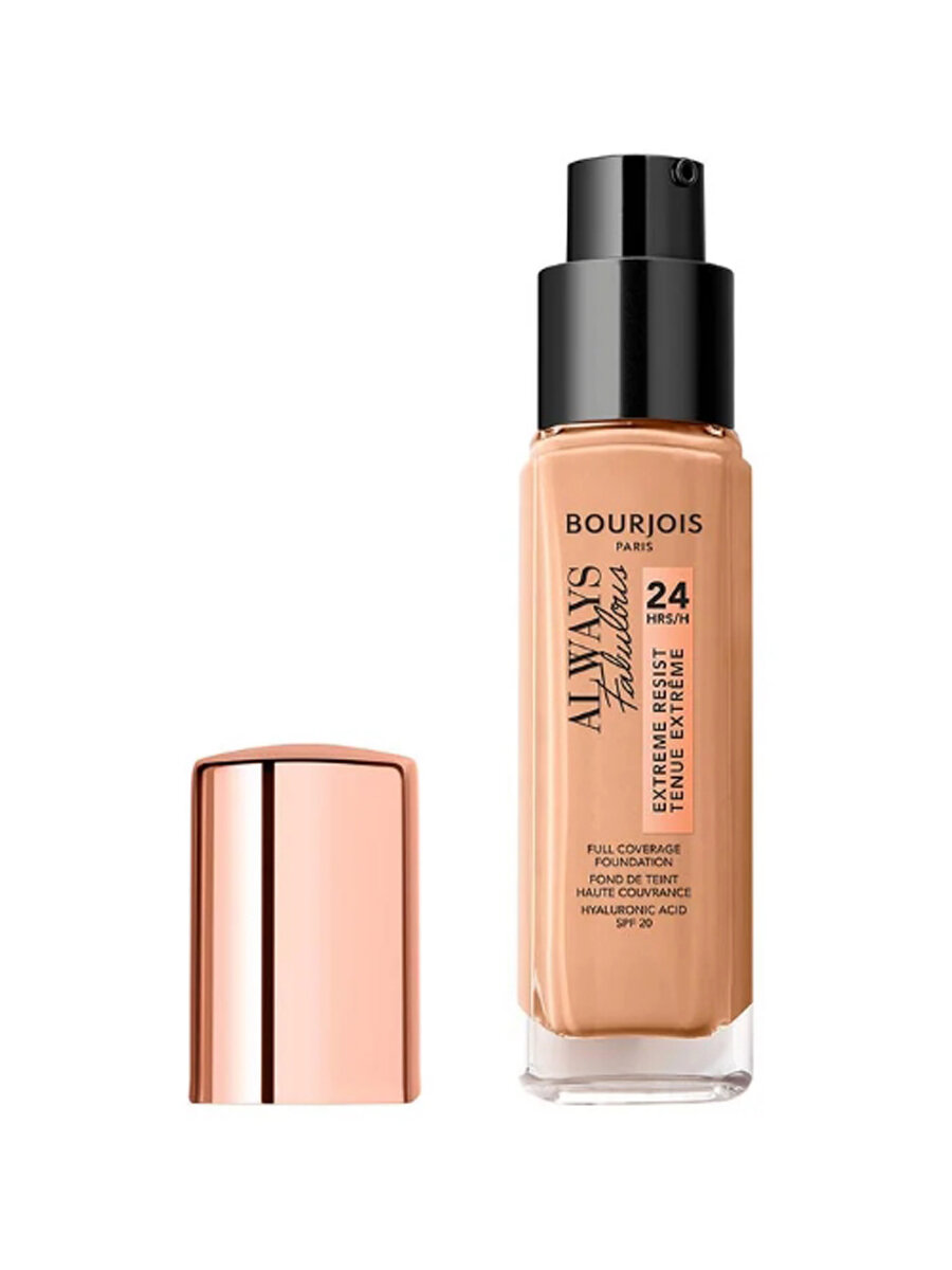 Bourjois тональный крем always fabulous fond de teint 200 vanille rose 30 мл