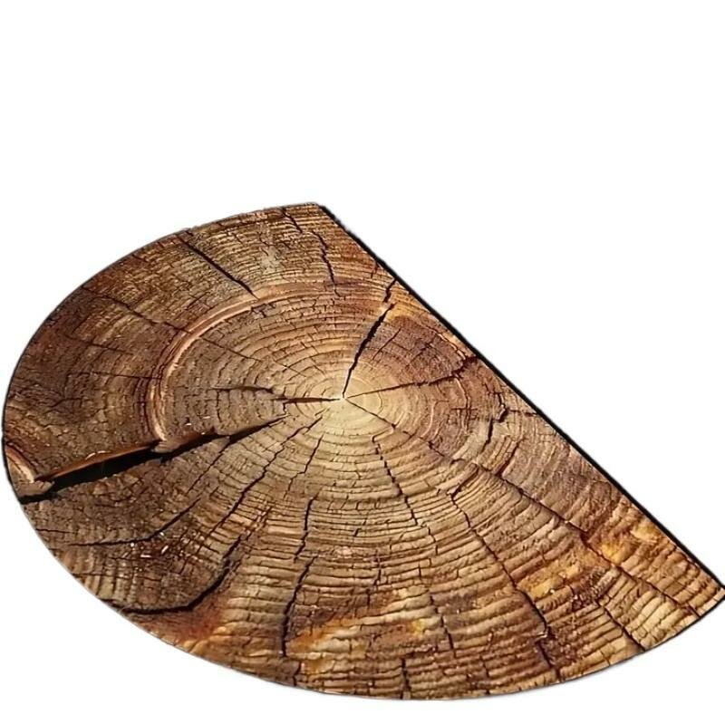 Цветной полукруглый ковер для прихожей, напечатанный на 3D-принтере