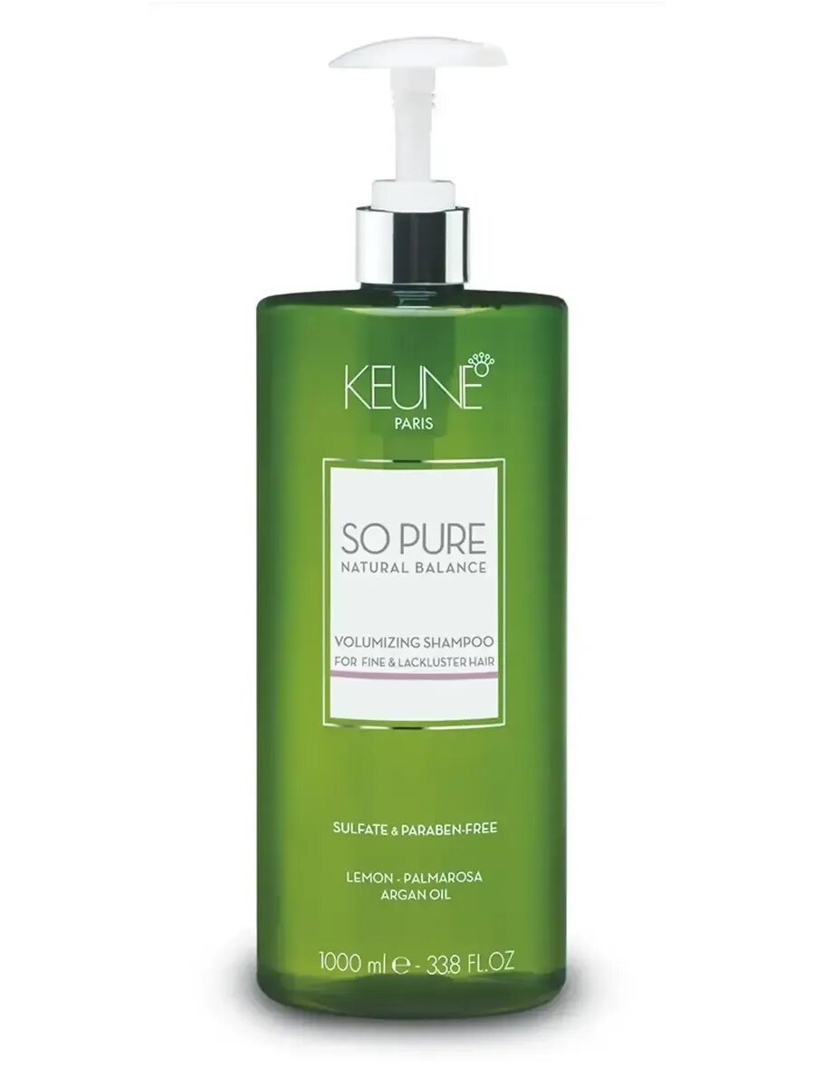 Шампунь Keune So Pure Volume Shampoo, Шампунь для объема волос, 1000 мл