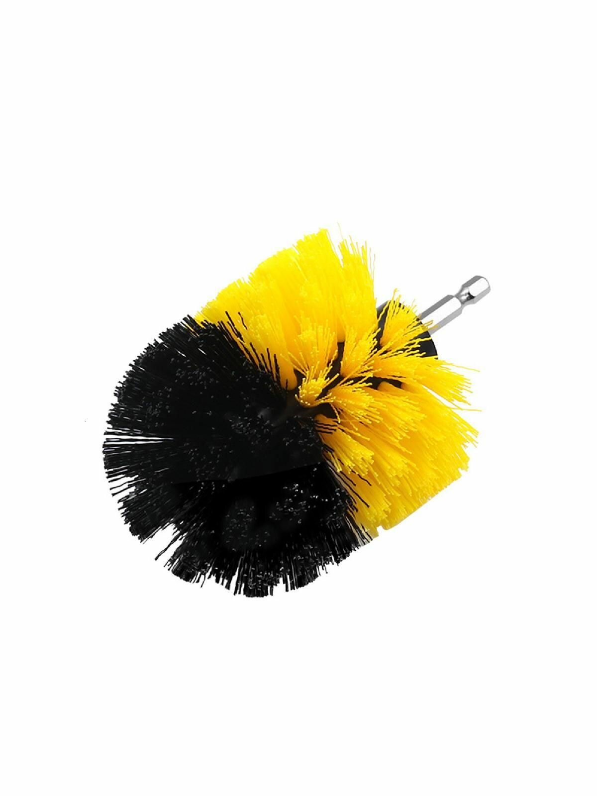 Набор щеток-электродрелей, круглых пластиковых щеток-скрубберов, средства для чистки автомобильных шин в ванных комнатах, для затирки пола в плитке-3.5дюйм