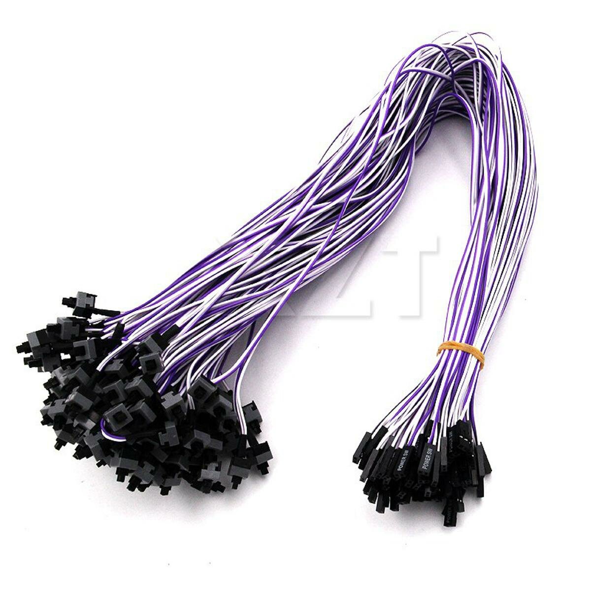 Новейший 10 шт./лот компьютерный хост-коммутатор линия перезапуска линия питания AXT компьютерный корпус выключатель пит