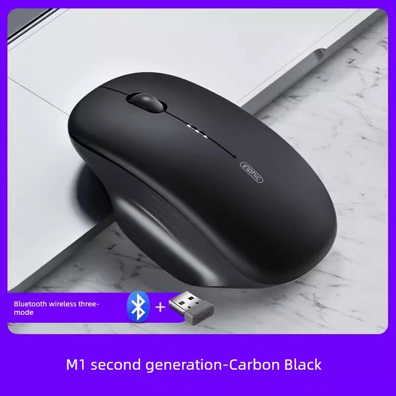 Беспроводная мышь Inphic M1 второго поколения, бесшумная, с зарядкой Type-C, для настольных и портативных компьютеров,