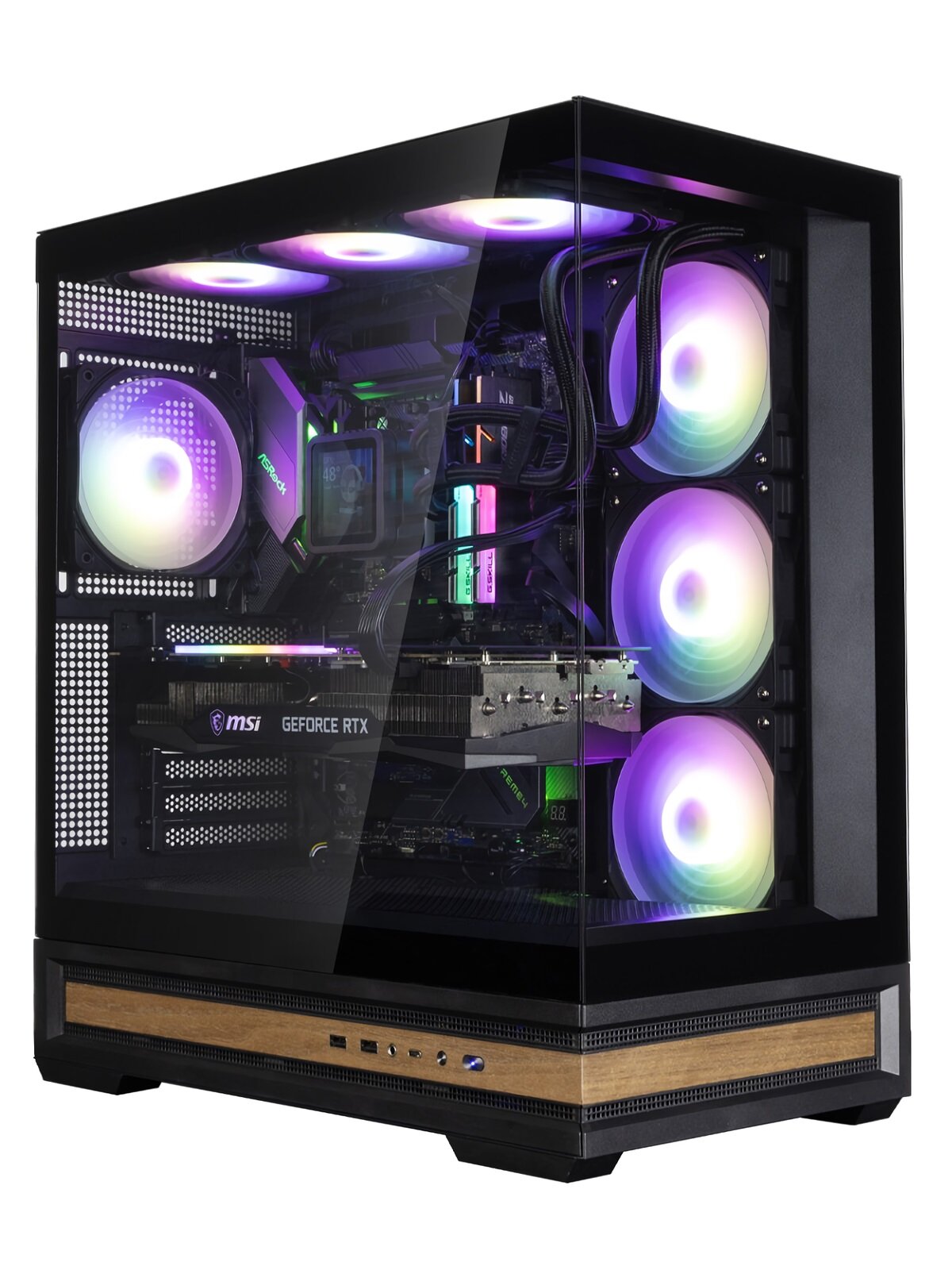 Корпус для ПК Zalman P40 Namu Black (ATX, без БП, 2хUSB3.0, 1xUSB-C, с окном)