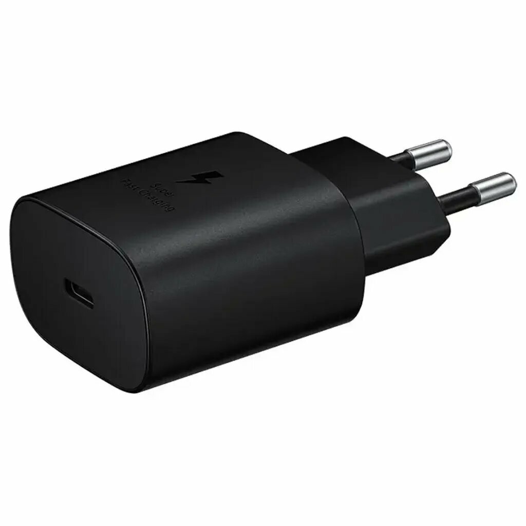Блок питания для Samsung, USB-C, 25W, Super Fast Charging, Black (черный)