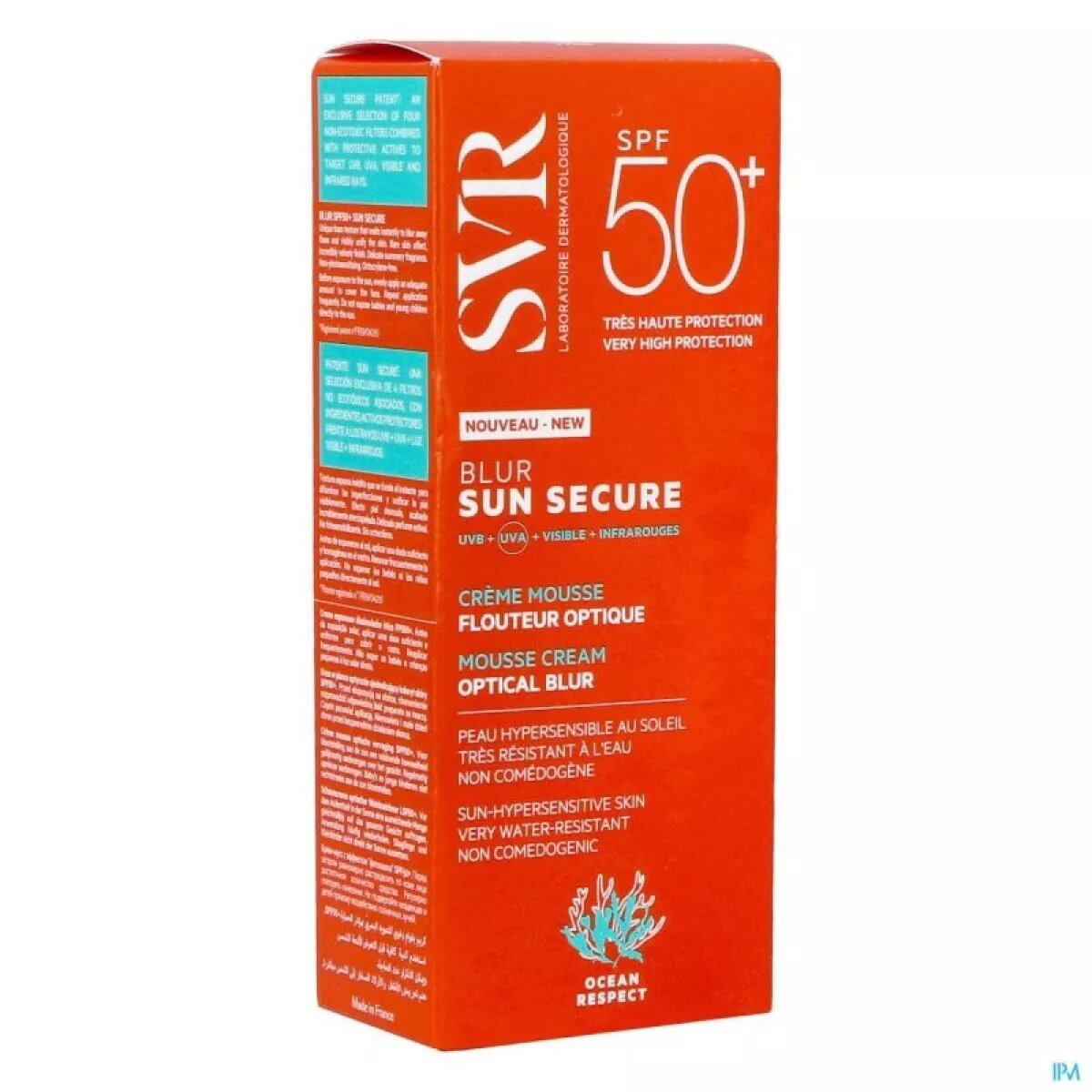 SVR Увлажняющий солнцезащитный крем для лица Sun Secure Creme SPF50+ 50мл