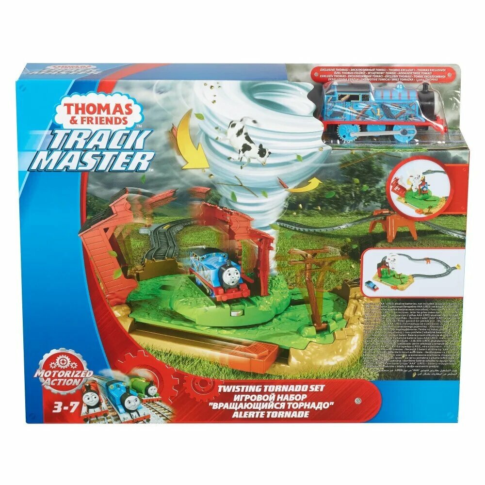 Fisher Price Thomas & Friends Twisting Tornado Set / Игрушечный набор для электропоезда Томас Торнадо, подходящий для детей в возрасте от 5 лет и старше
