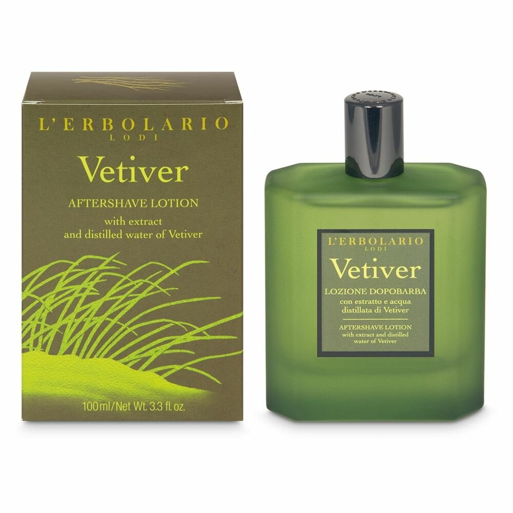 Лосьон L`Erbolario Vetiver Aftershave Lotion после бритья Ветивер, 100 мл