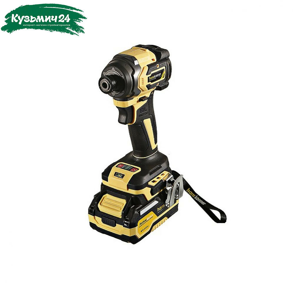 Гайковерт Hanskonner HCD20280BLC ударный аккумуляторный (18В 280Нм 1акк.*4,0Ah+з. у)