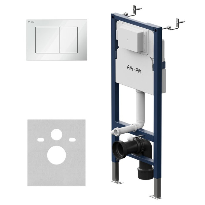 Инсталляция AM.PM PrimeFit I012709.0201 для унитаза с кнопкой смыва S белый глянец