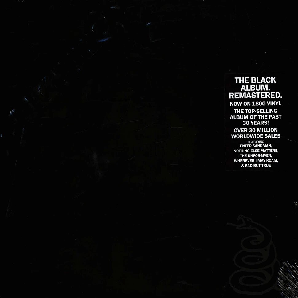 Виниловая пластинка Metallica Metallica (The Black Album)